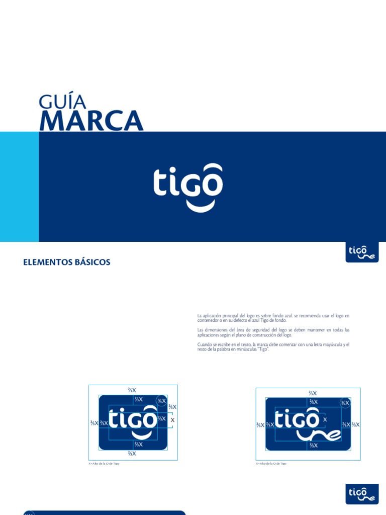GUIA DE MARCA Tigo | PDF | Diseño gráfico | Impresión