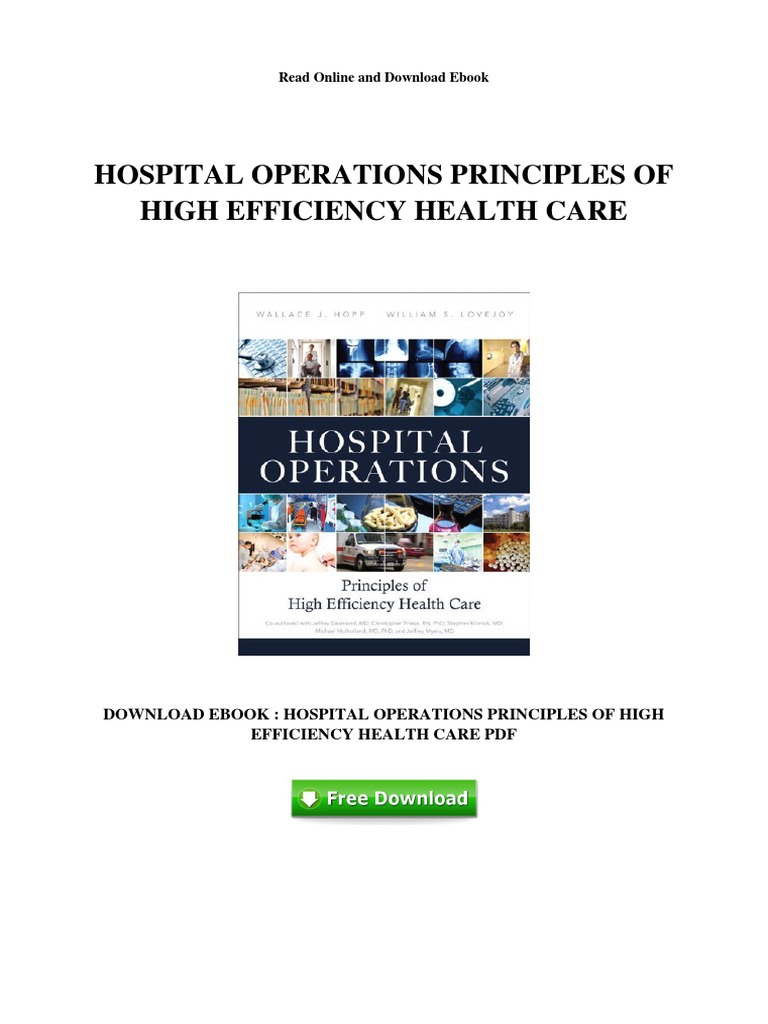 High Efficiency in Hospital Operations | PDF | Hospital | Communication