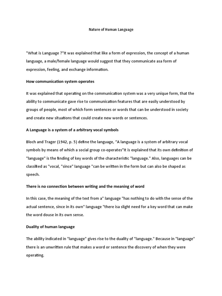 Understanding Human Language | PDF