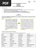 Worksheet - Mi Rutina Diaria | PDF | Verbo