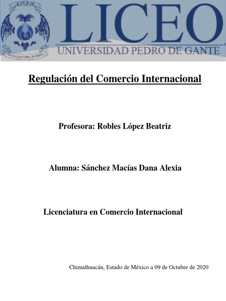 Funciones de la COCEX en Comercio Exterior | PDF | Arancel | El ...