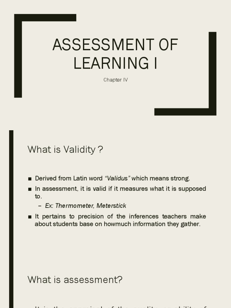 Assessment of Learning 1 | PDF | Multiple Choice | Educational Assessment