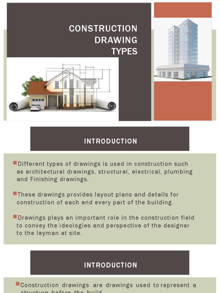 Lecture 10 - Technical Drawign II - CONSTRUCTION Drawing Types | PDF ...