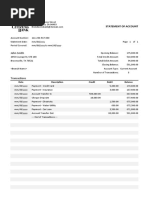 Bank Statement Template 3 | PDF | Transaction Account | Banks