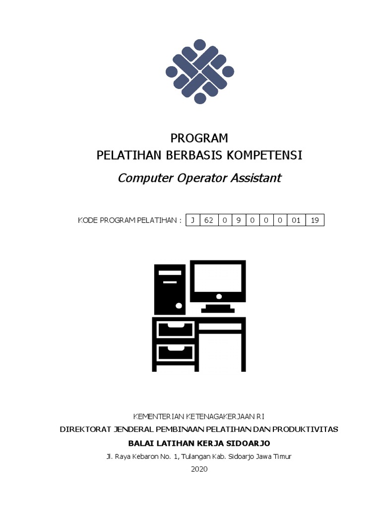 Program Pelatihan Berbasis Kompetensi: Computer Operator Assistant | PDF