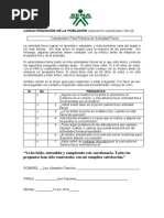 Par-Q Español | PDF | Cuestionario | Medicina