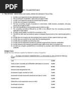 Prelims Ia3 Key-Answers PDF | PDF | Going Concern | Retained Earnings