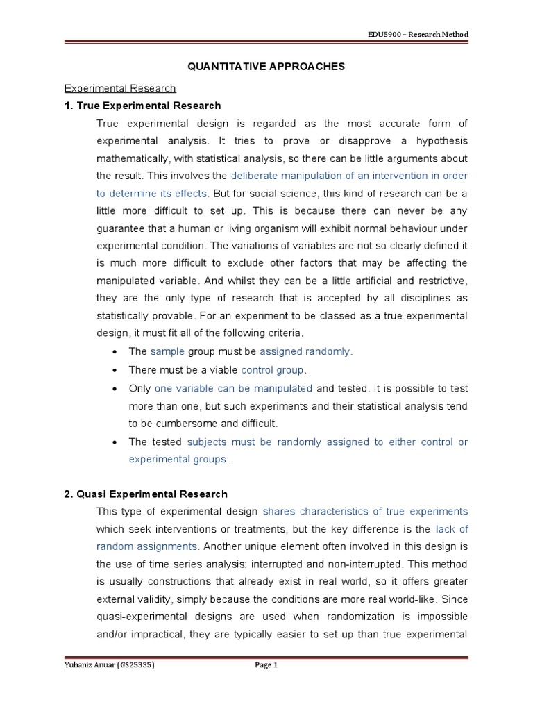 Types of Research | PDF | Experiment | Correlation And Dependence