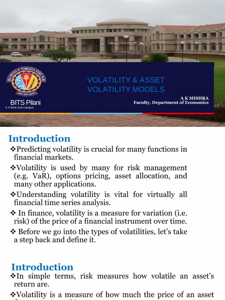 Asset Volatility and Volatility Models | PDF | Vix | Volatility (Finance)