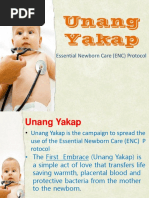 Unang Yakap DOH EINC | PDF | Infants | Breastfeeding
