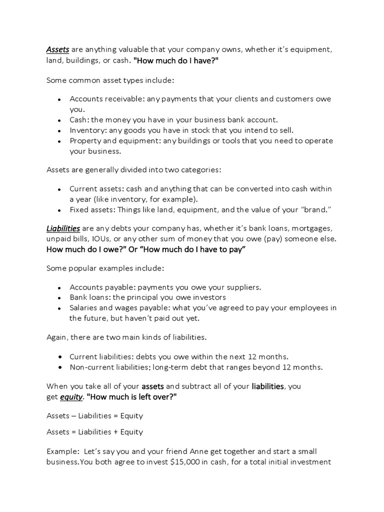 Document PDF | PDF | Equity (Finance) | Liability (Financial Accounting)
