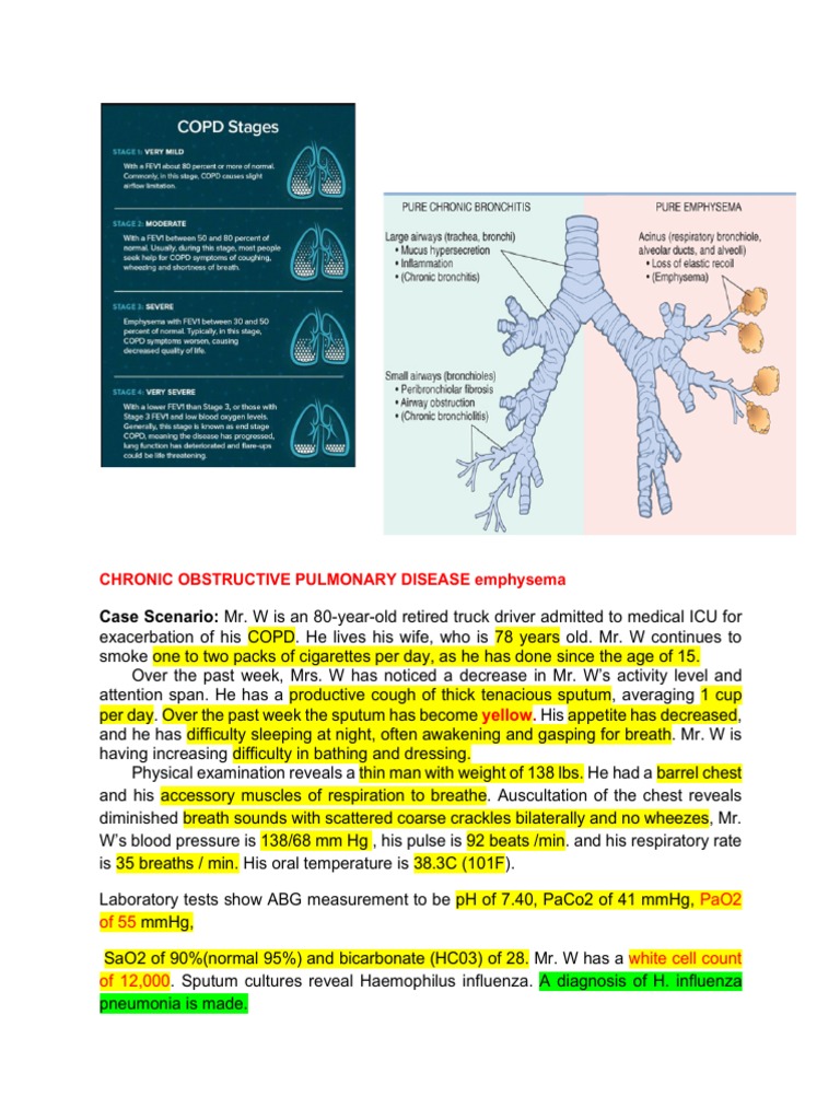 RESPIRATORY Case | PDF | Chronic Obstructive Pulmonary Disease | Breathing