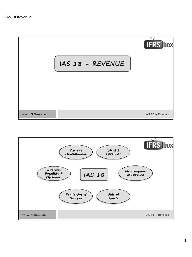 IAS18 Handouts | PDF | International Financial Reporting Standards ...