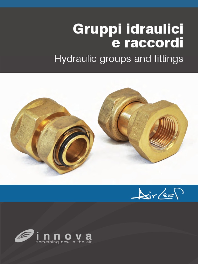 Gruppi Idraulici e Raccordi: Hydraulic Groups and Fittings | PDF ...