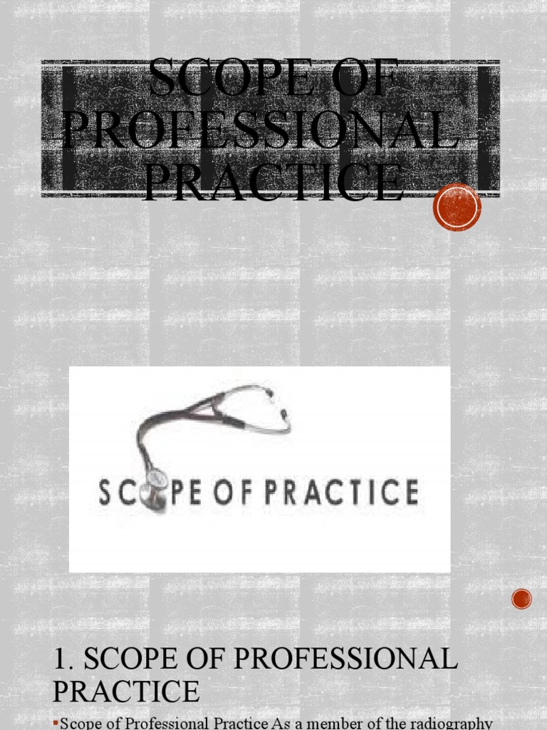 Scope of Professional Practice | PDF | Competence (Human Resources ...