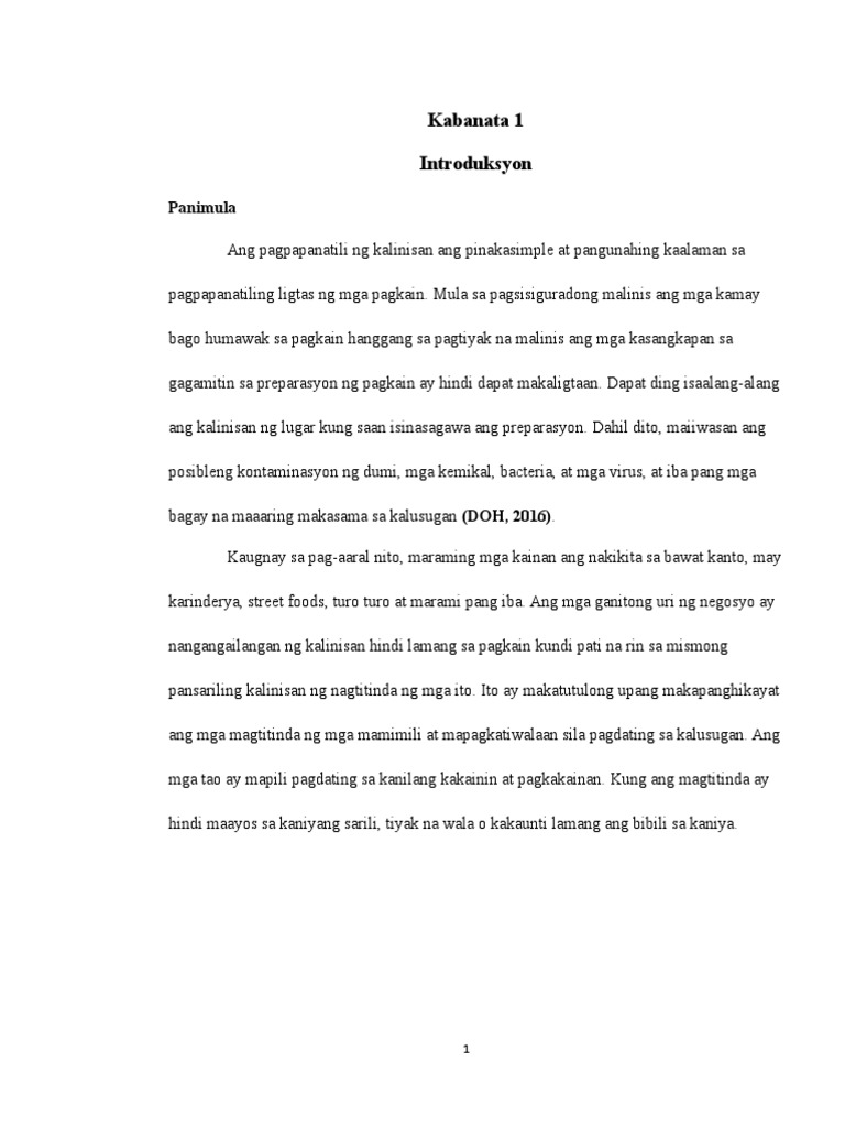 Research Filipino Sample | PDF