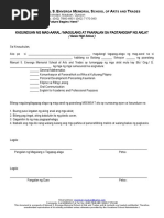 Deworming Permit | PDF