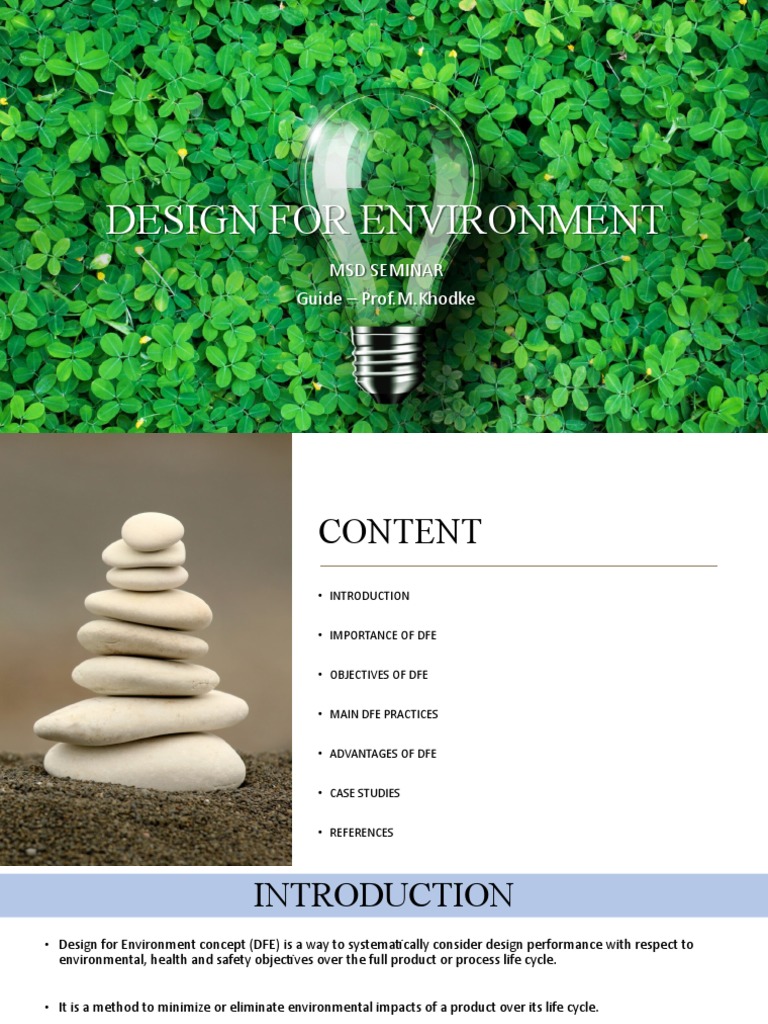Design For Environment | PDF | Reuse | Recycling