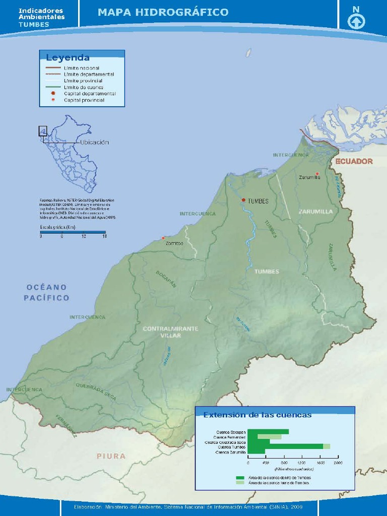 Mapa Hidrografico Tumbes | PDF