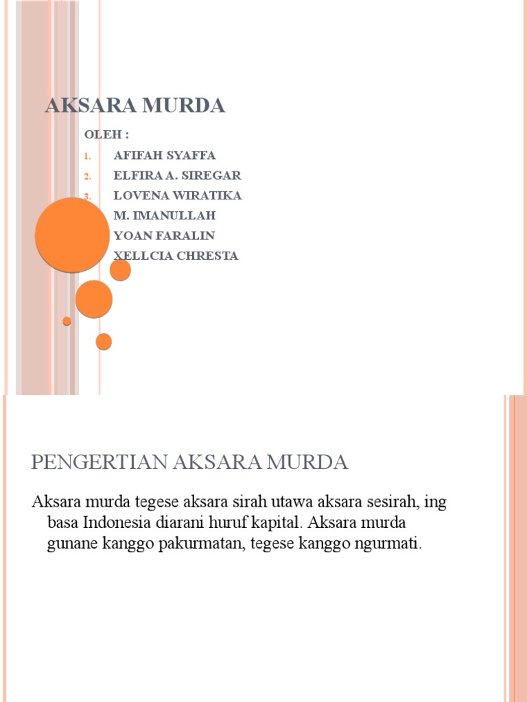 Aksara Murda | PDF