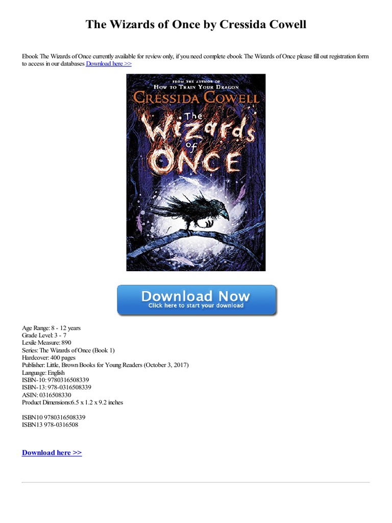 The Wizards of Once PDF | PDF | Magician (Fantasy) | Books