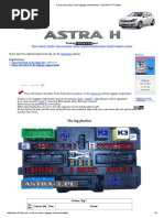 Opel Astra H Fuse Box Diagram | PDF | Vehicles | Automotive Industry