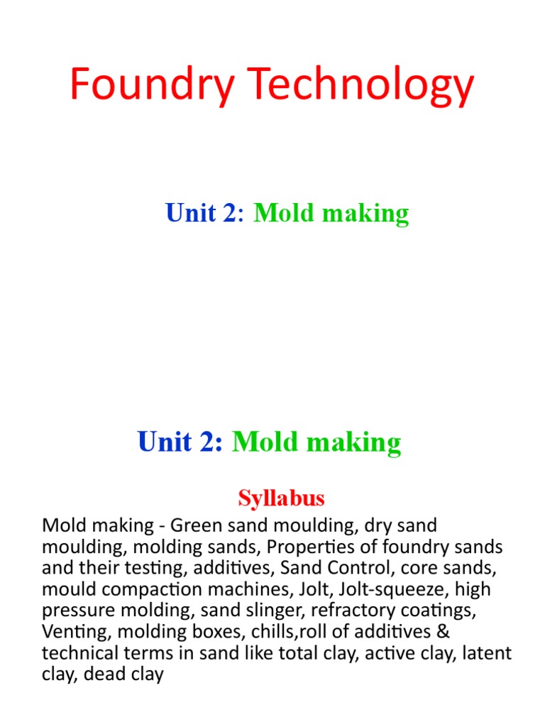 Foundry Technologies | PDF | Nucleation | Freezing
