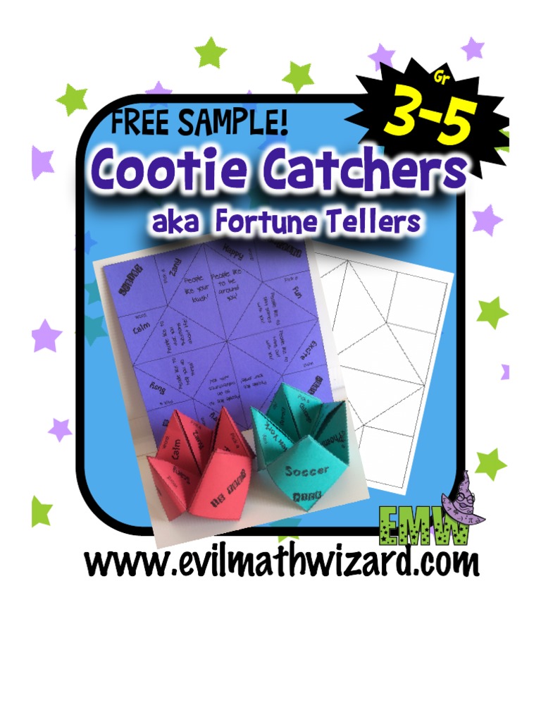 Free Sample!: Cootie Catchers | PDF