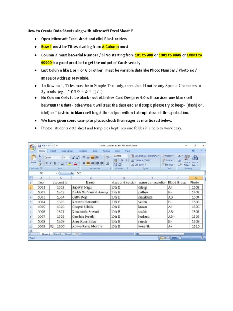 FAQ Excel File | PDF