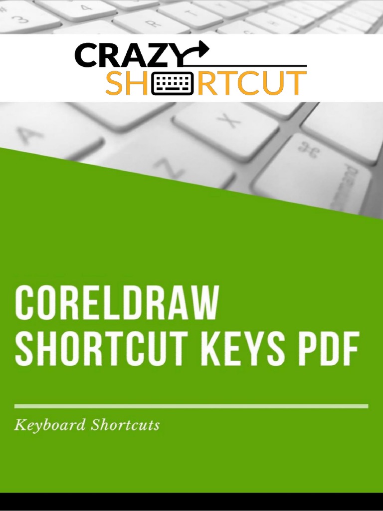 CorelDraw Shortcut Keys Guide | PDF | Keyboard Shortcut | Text