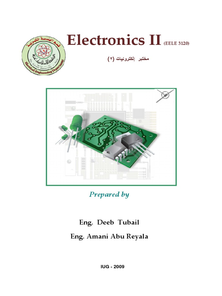 Electronics II: Lab Manual | PDF | Field Effect Transistor | Amplifier