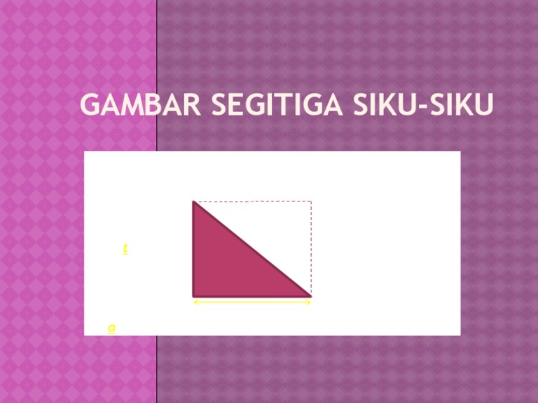 Gambar Segitiga Siku-Siku | PDF