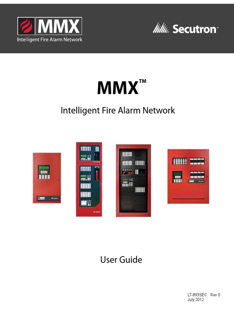 LT-893SEC Secutron MMX User Guide Rev0 | PDF | Menu (Computing ...
