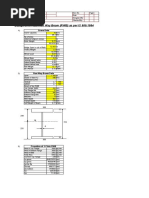 Seismic Calculation Excel | PDF | Mechanics | Structural Engineering