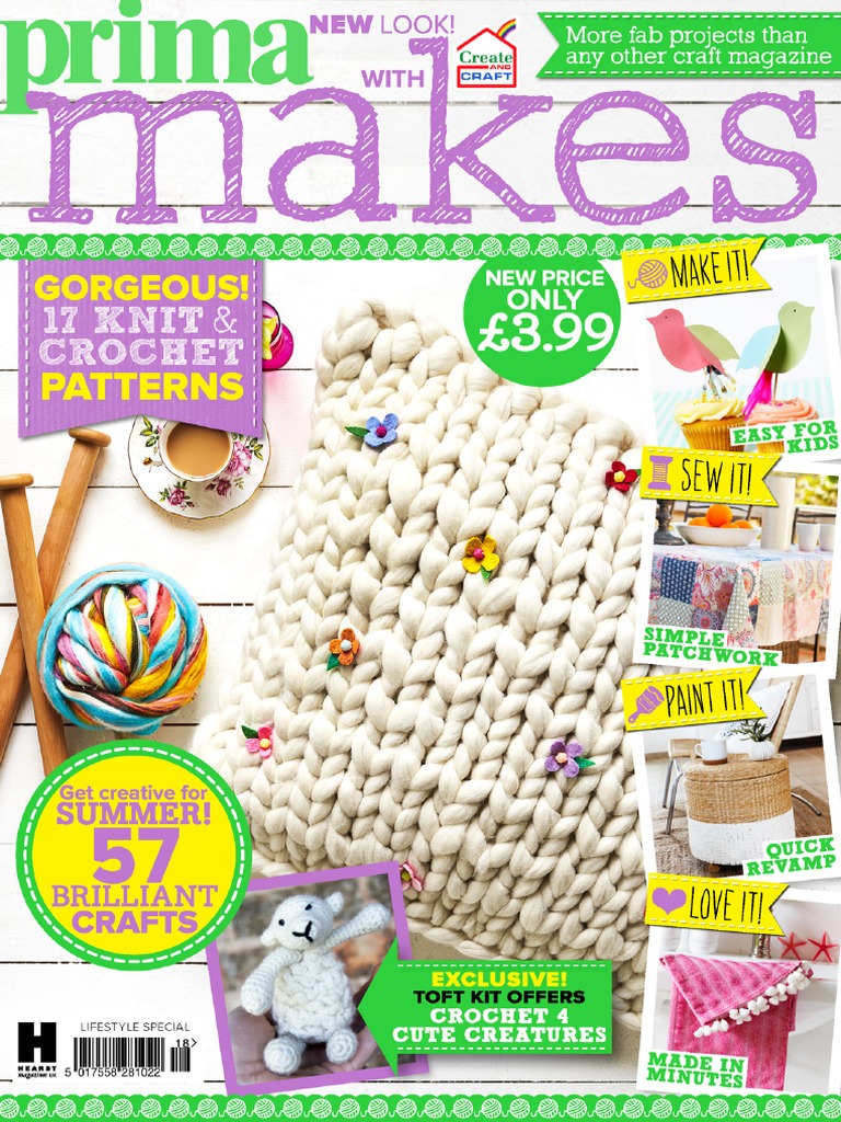 Prima Makes Issue 18 2017 | PDF | Knitting | Crochet