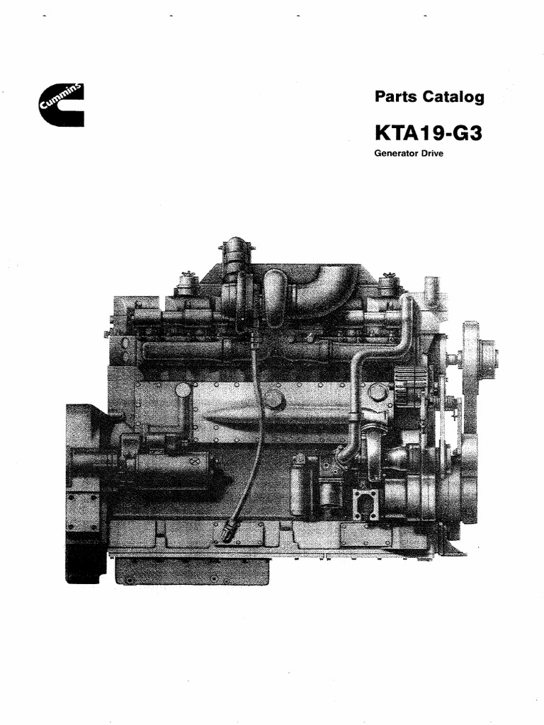 Каталог запчастей KTA19-G3 | PDF