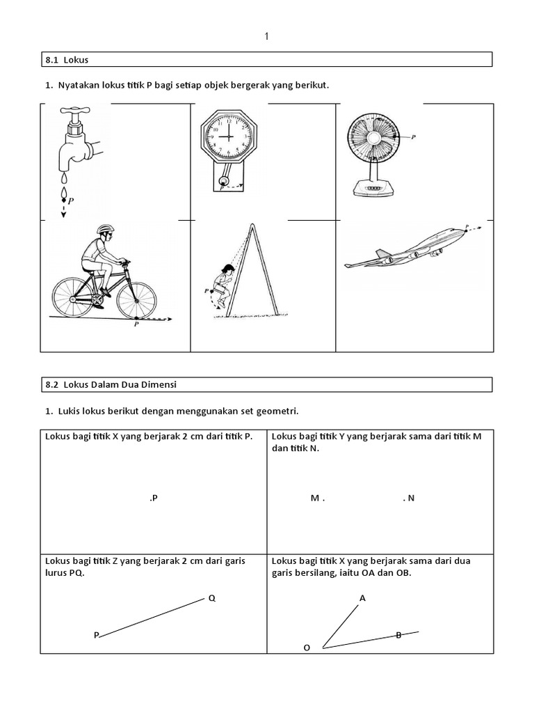 8 Lokus Dalam Dua Dimensi | PDF