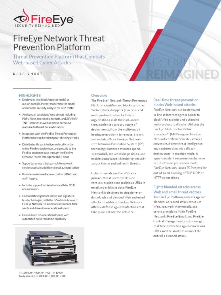 Fireeye Network Threat Prevention Platform | PDF | World Wide Web ...