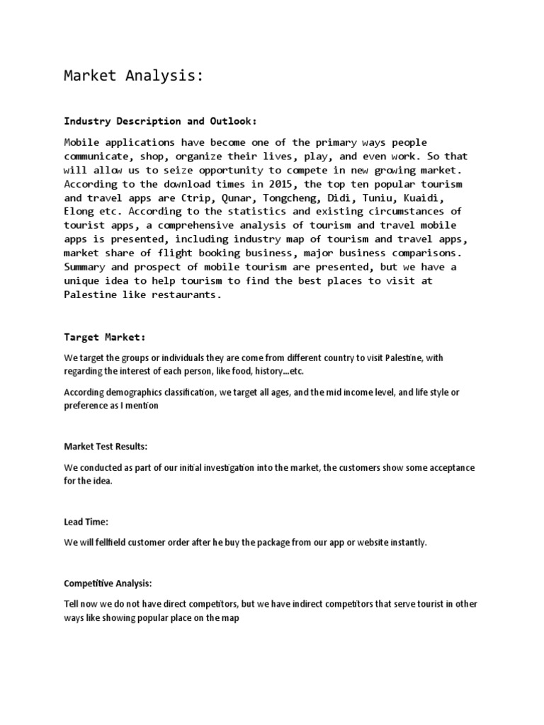 Market Analysis:: Industry Description and Outlook | PDF | Social Science