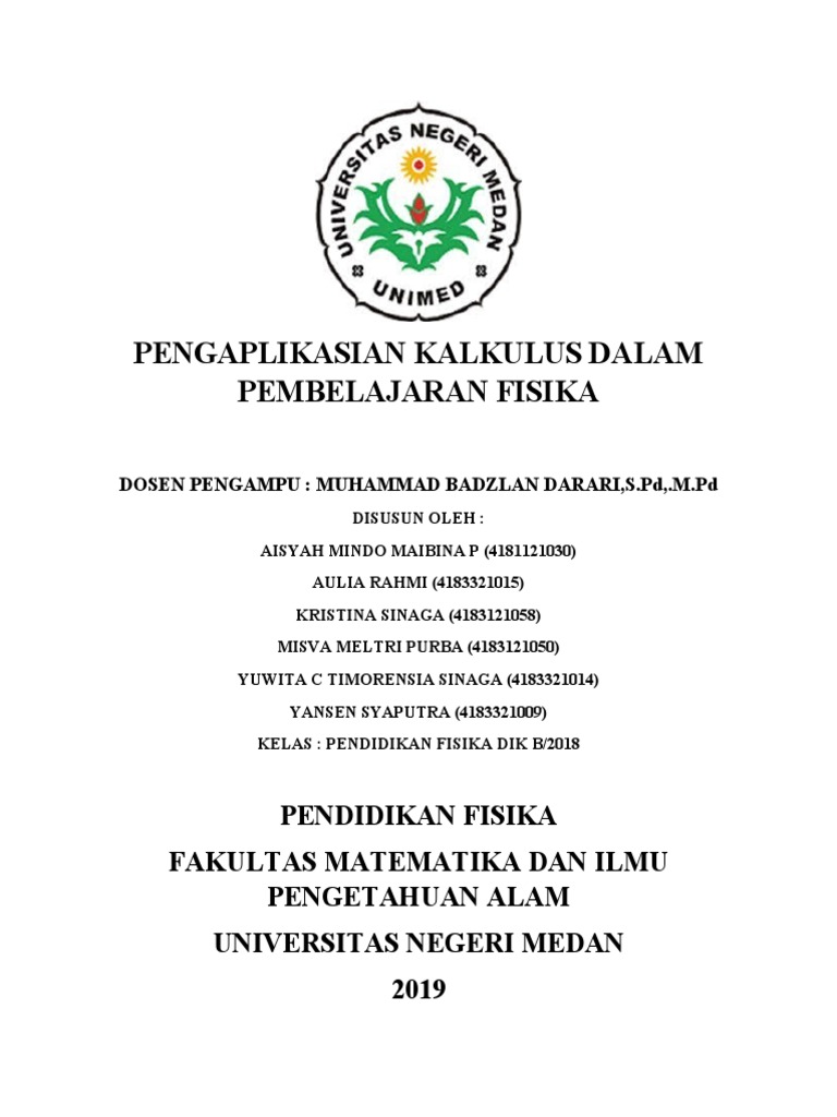 Kalkulus dan Fisika: Aplikasi Praktis | PDF | Sains & Matematika