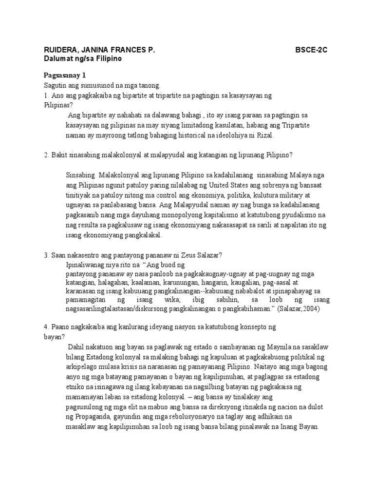 Pagsasanay | PDF