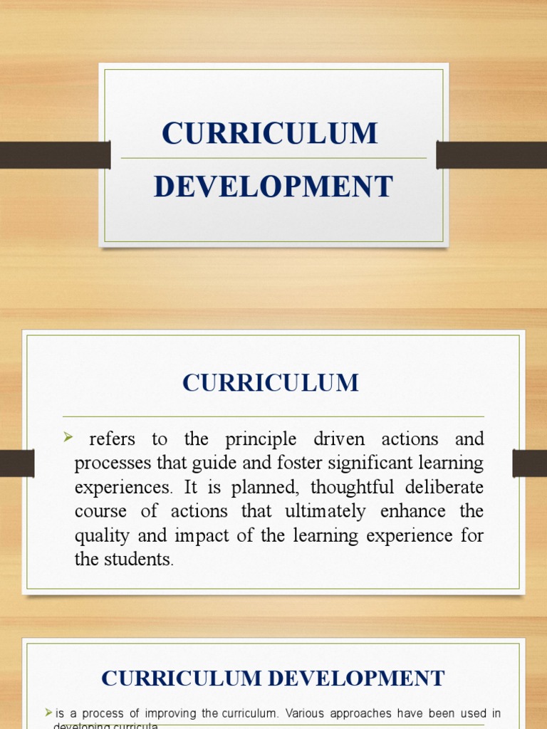 Curriculum Development Guide | PDF | Curriculum | Educational Assessment