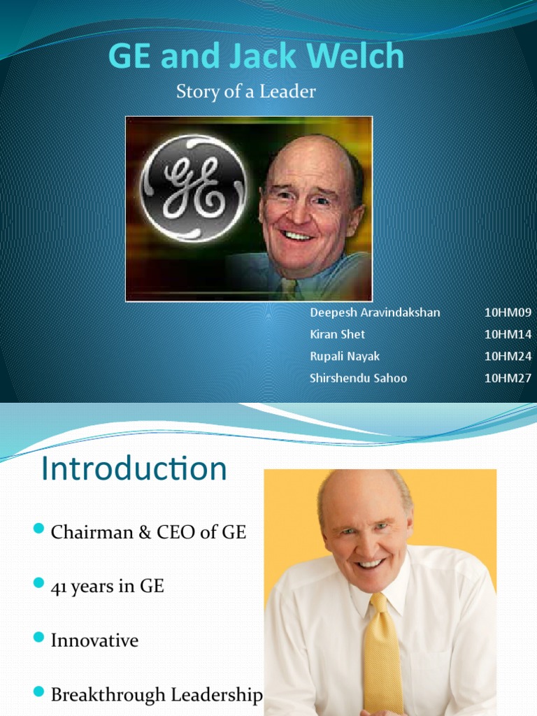 Jack Welch's Leadership at GE | PDF | Business