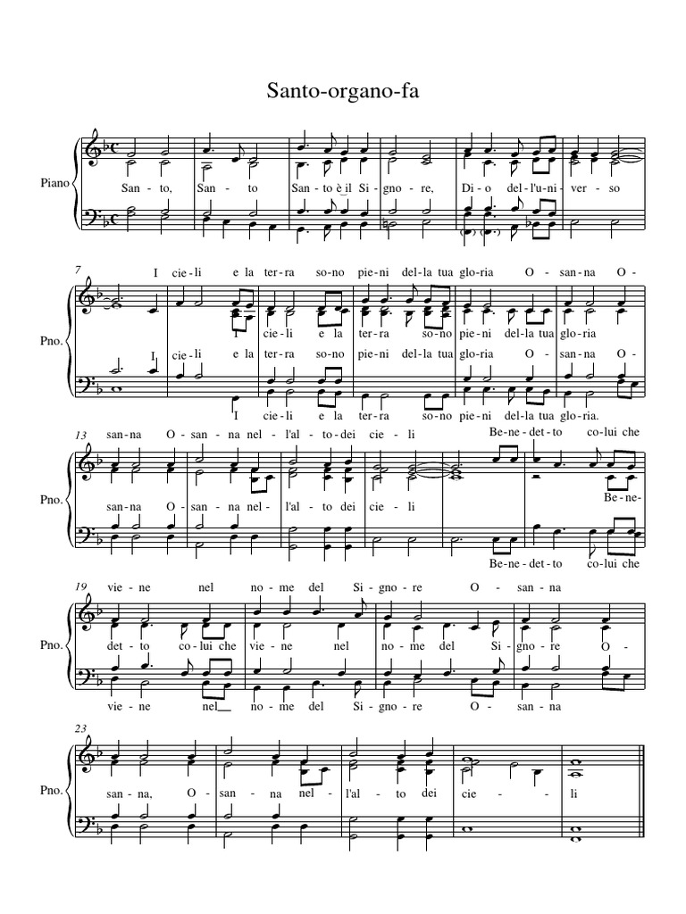 Santo Bonfitto - Organo | PDF