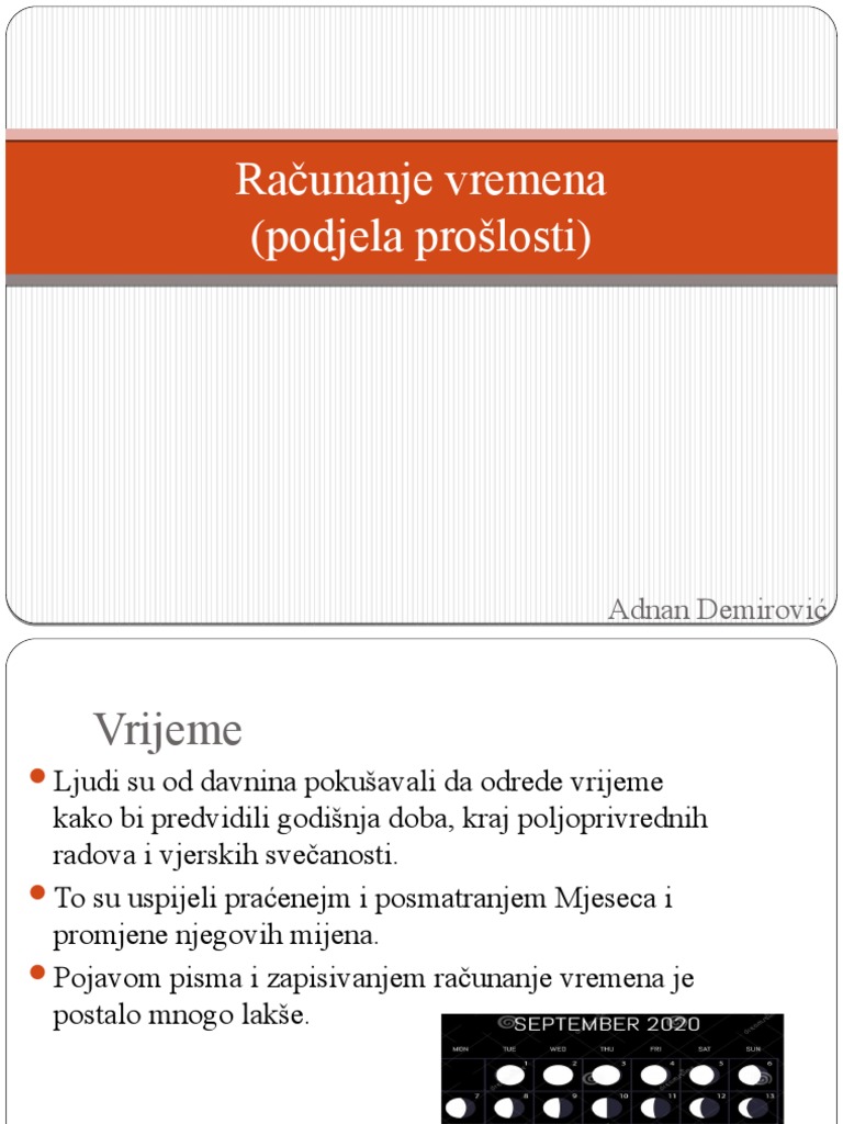 Racunanje Vremena | PDF