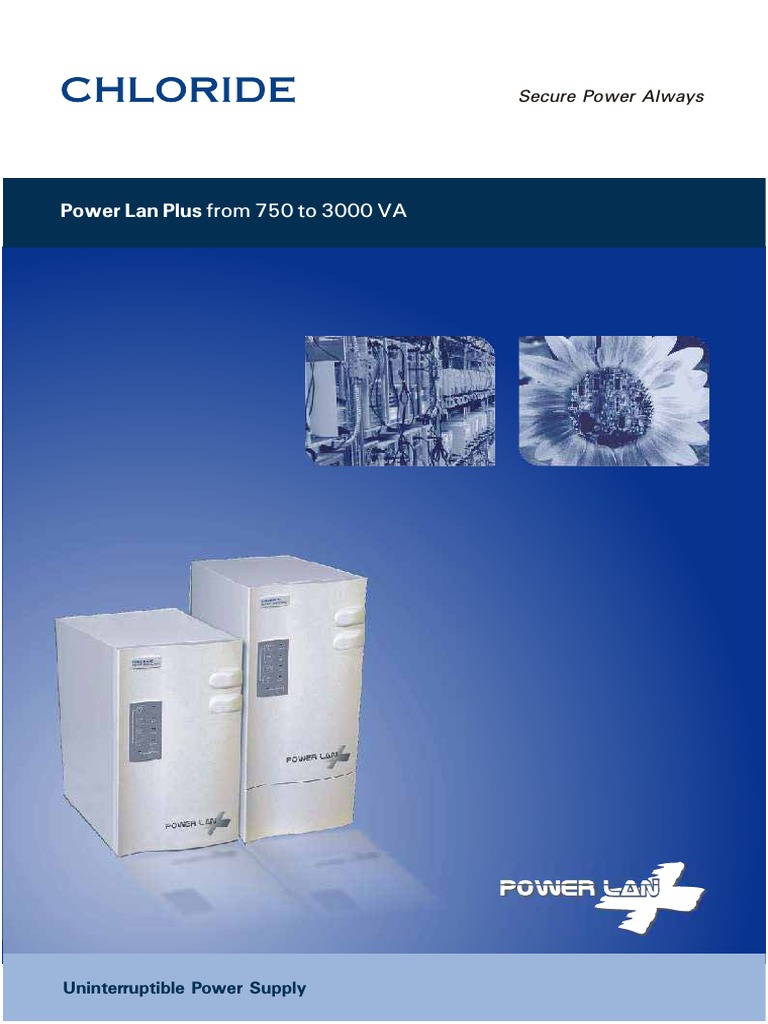 Chloride Power Lan + | PDF | Mains Electricity | Electrical Engineering