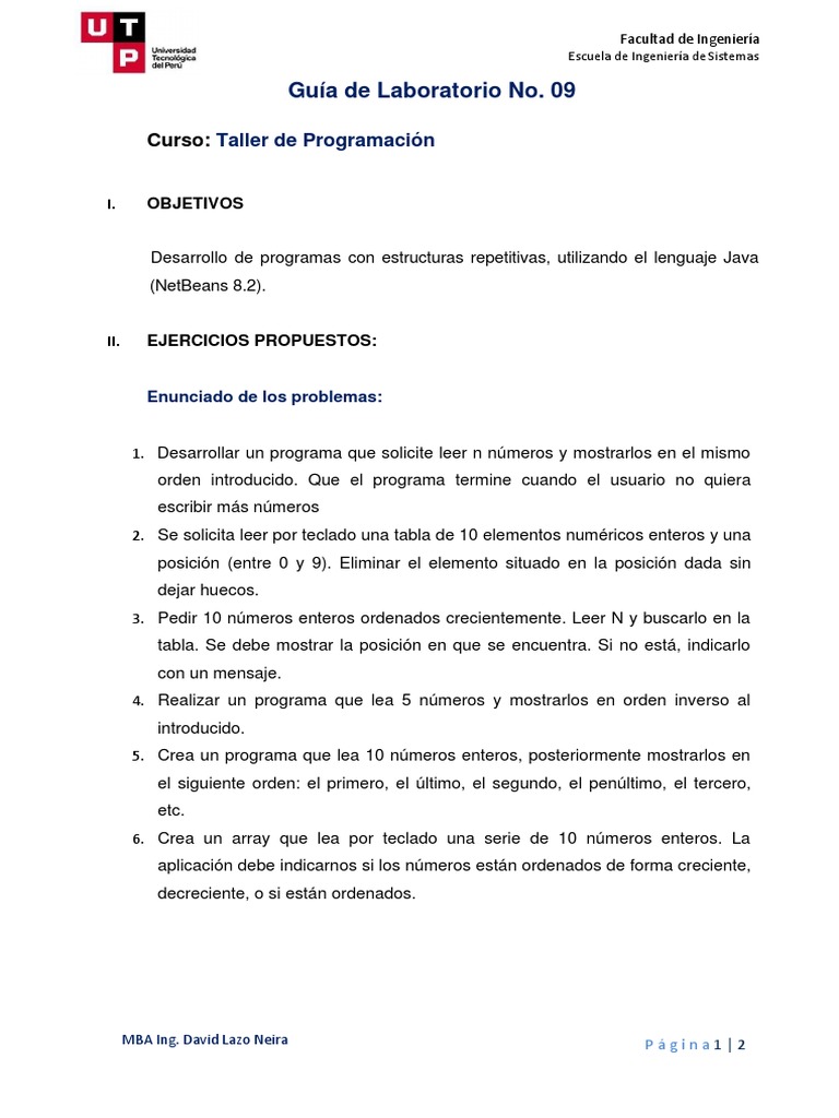 S09.s01 - Guia de Laboratorio TP #09 PDF | PDF | Informática