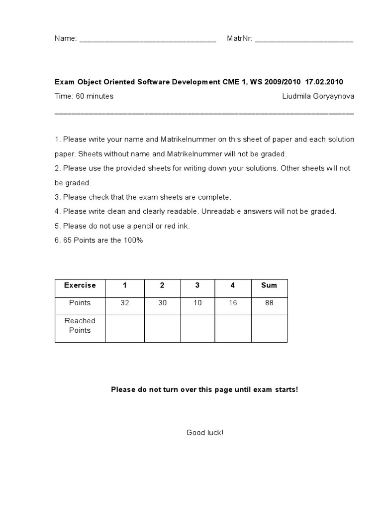 Oosd Ws2009 10 Pdf Method Computer Programming Class Computer Programming