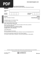 LGCSE Physical Science Paper 4 | PDF | Series And Parallel Circuits