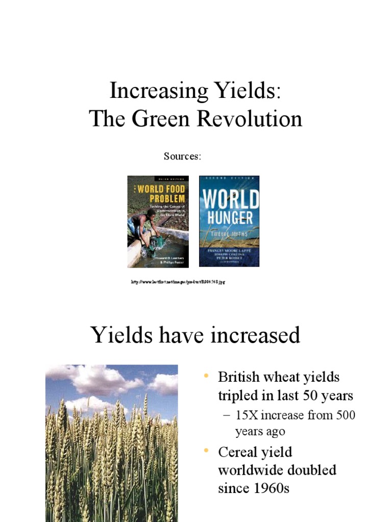 Increasing Yields: The Green Revolution: Sources | PDF | Green ...